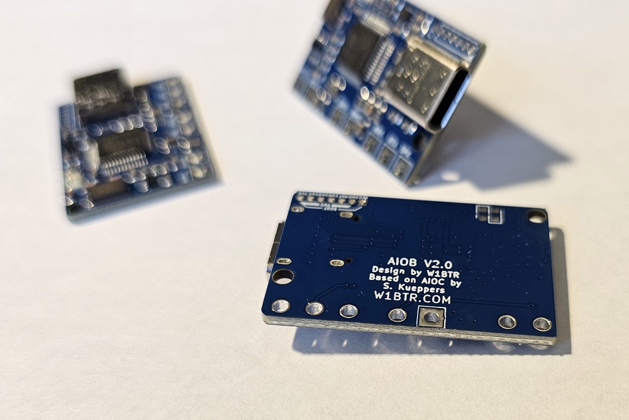 AIOB2: All in One BOARD: Audio / PTT / Programming / Cat Controll / 3.3v data – AIOB Revision 2. ...