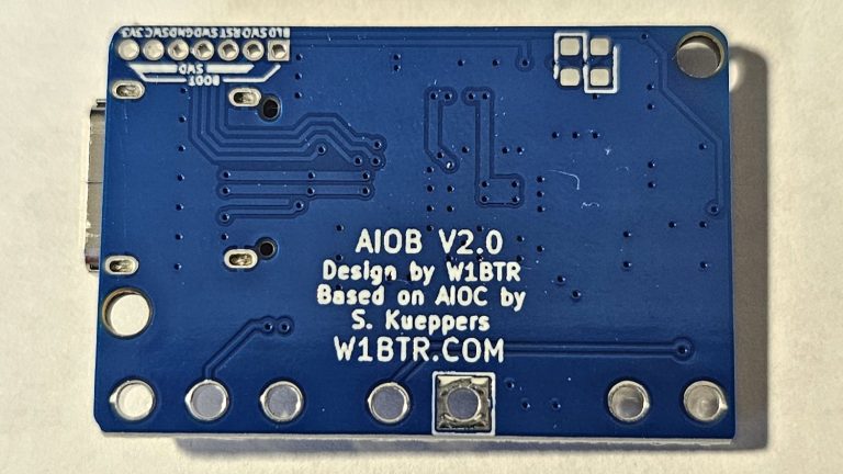 AIOB2: All in One BOARD: Audio / PTT / Programming / Cat Controll / 3.3v data – AIOB Revision 2. ...