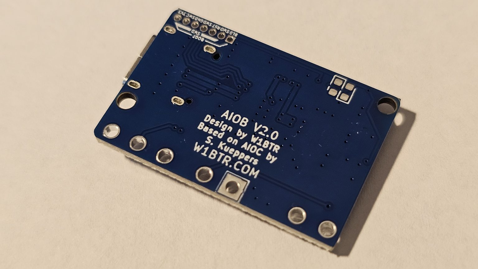 AIOB2: All in One BOARD: Audio / PTT / Programming / Cat Controll / 3.3v data – AIOB Revision 2. ...