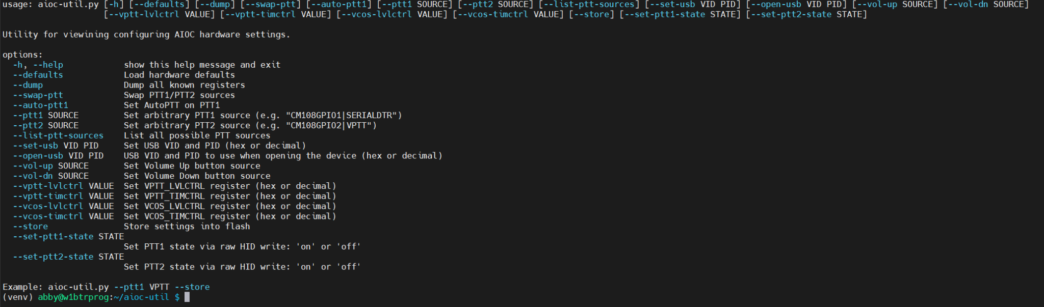 Configuring the AIOB Using the Python Config Tool – Big Time Radio