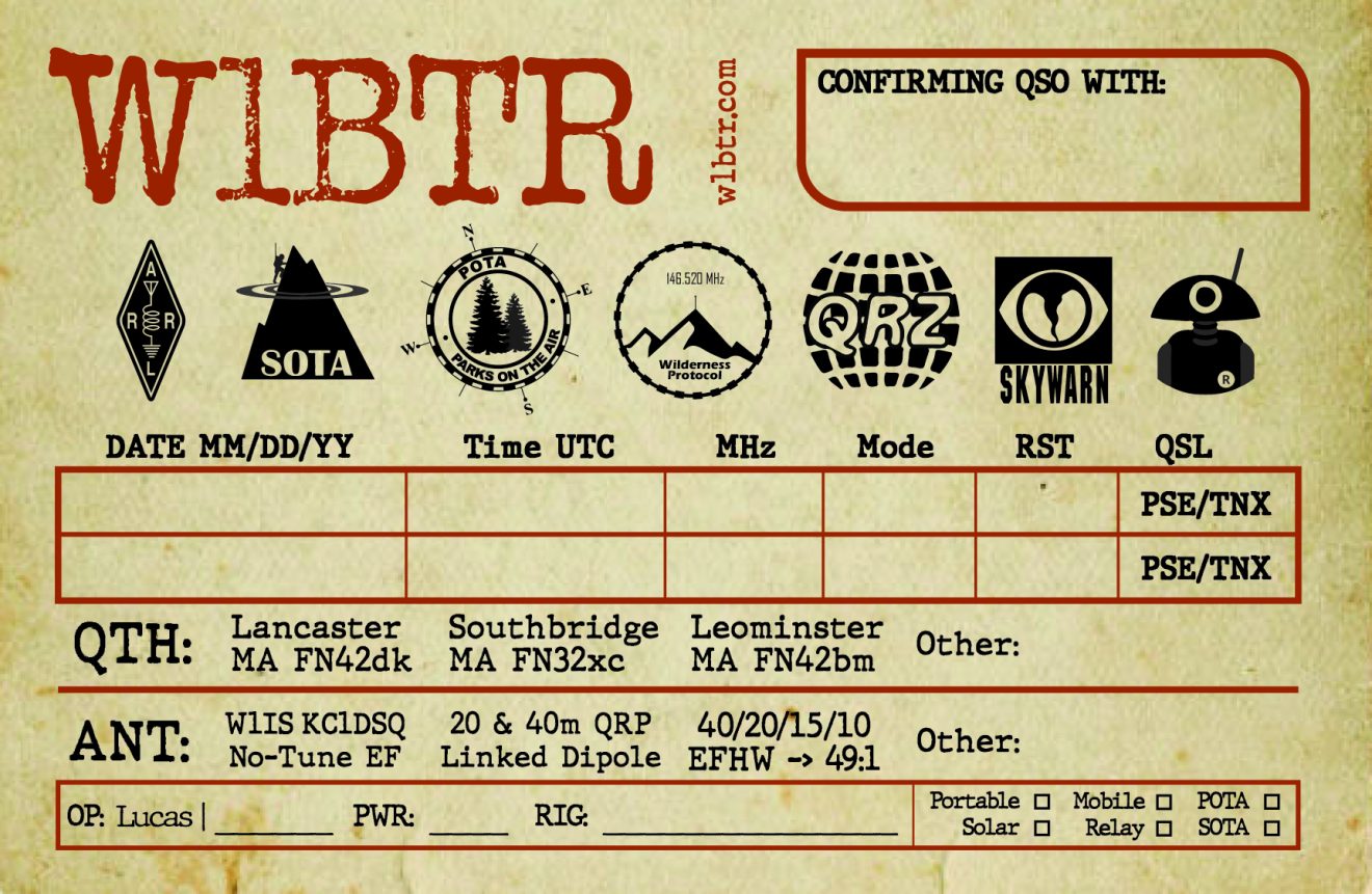 “The Framer” – Custom Vintage QSL Cards – Big Time Radio